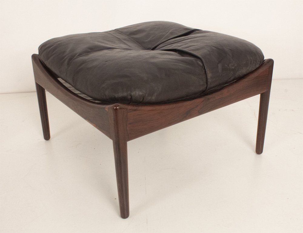 Hardwood Mode Ottoman by Kristian Vedel for sale at Pamono