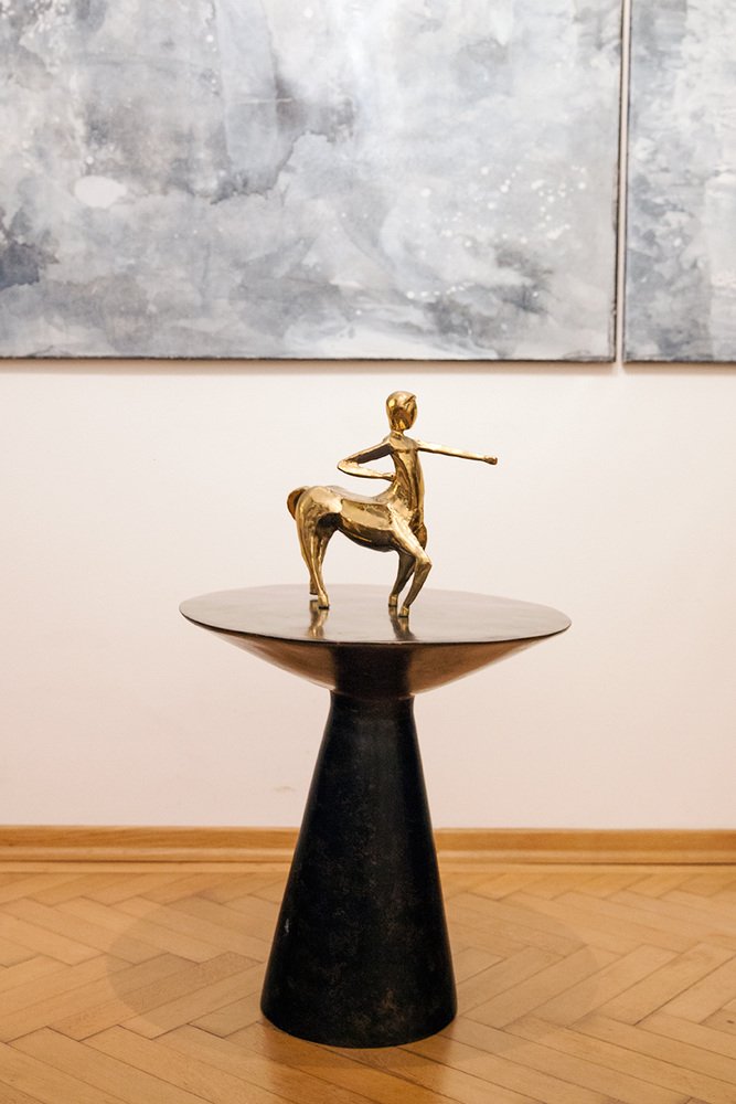 Jacques Duval Brasseur, Centaur Sculpture, 1970, Metal for sale at Pamono