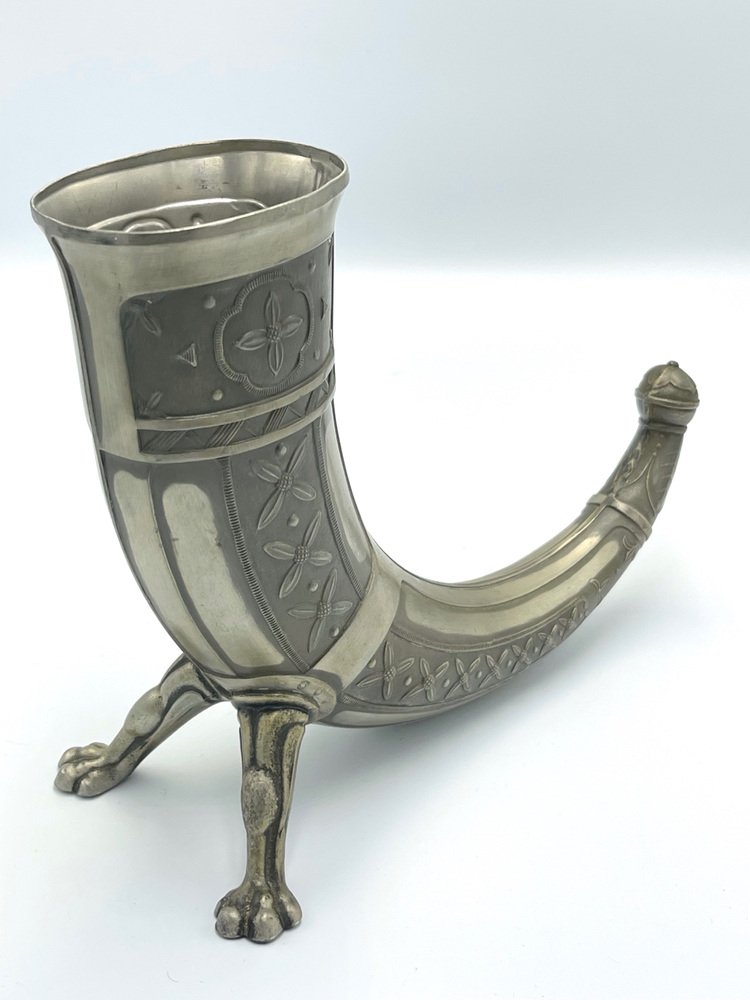 Norwegian Drinking Viking Horn by Aksel Holmsen, 1920s for sale at Pamono