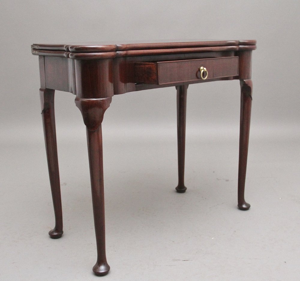18th Century Mahogany Card Table, 1760s for sale at Pamono