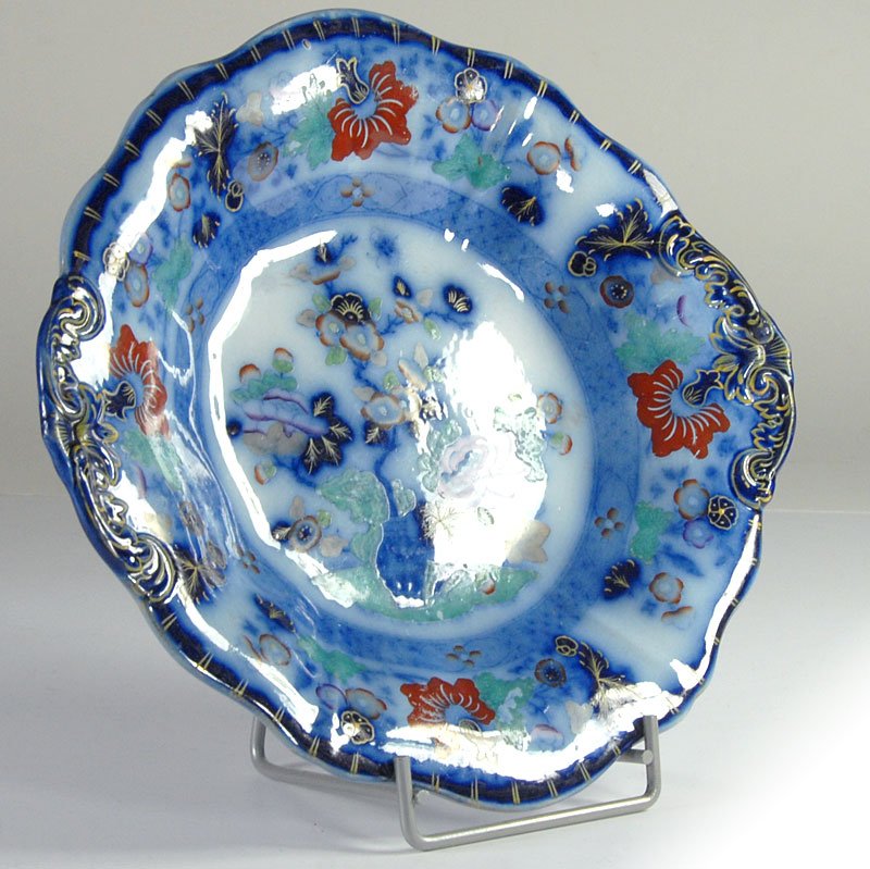 19th Century Victorian Bombay Pattern Dish from Samuel Alcock, 1890s ...