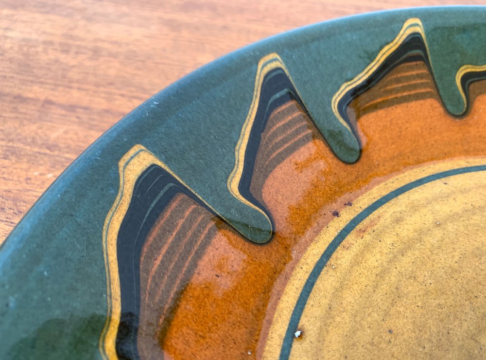 Mid-Century Wall Plaque Plate, 1960s for sale at Pamono