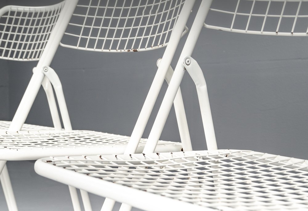 Ted Net Folding Chairs by Niels Gammelgaard for IKEA, 1970s, Set of 4 ...