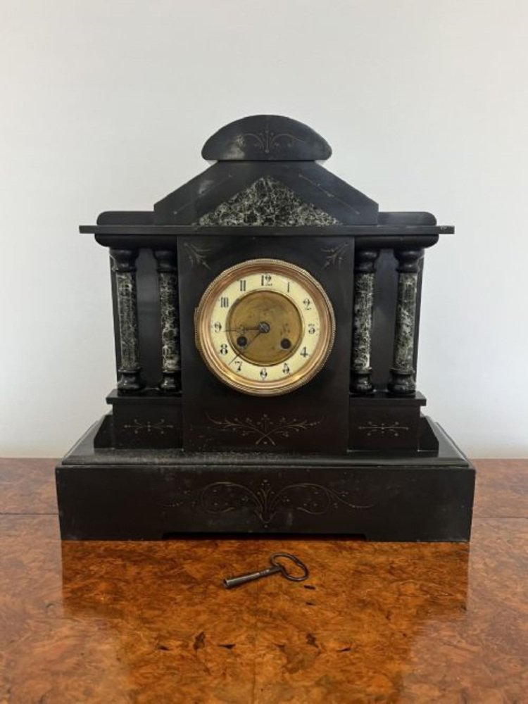 Antique Victorian Eight Day Mantle Clock, 1860 for sale at Pamono