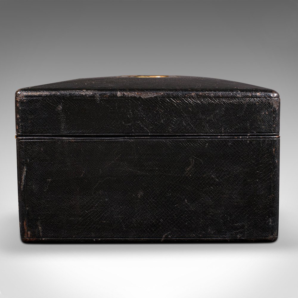 English Victorian Correspondence Case in Leather, 1890s for sale at Pamono