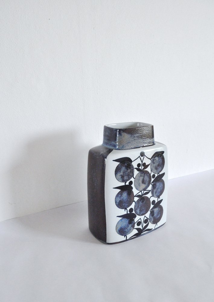 Faience Baca Vase by Grethe Helland Hansen from Royal Copenhagen, 1960s ...