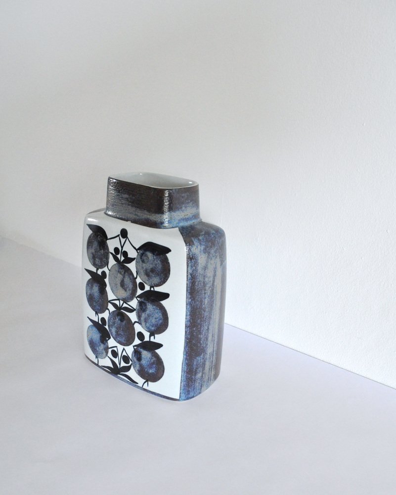 Faience Baca Vase by Grethe Helland Hansen from Royal Copenhagen, 1960s ...
