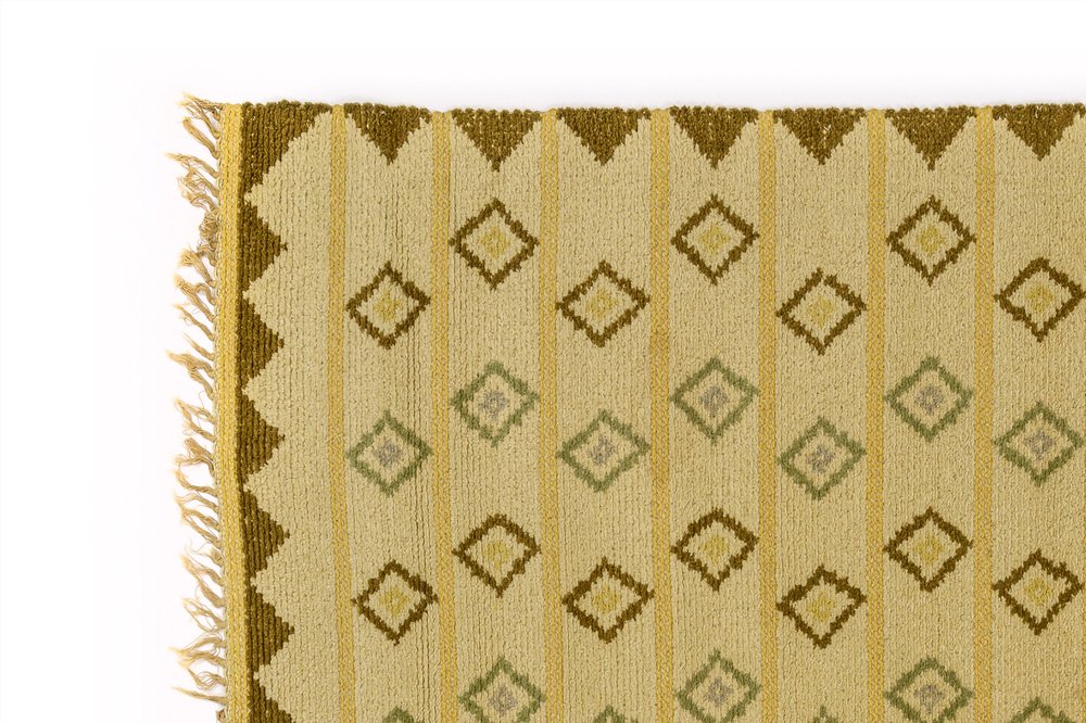 Mid-Century Scandinavian Short Pile Rug, 1950s for sale at Pamono