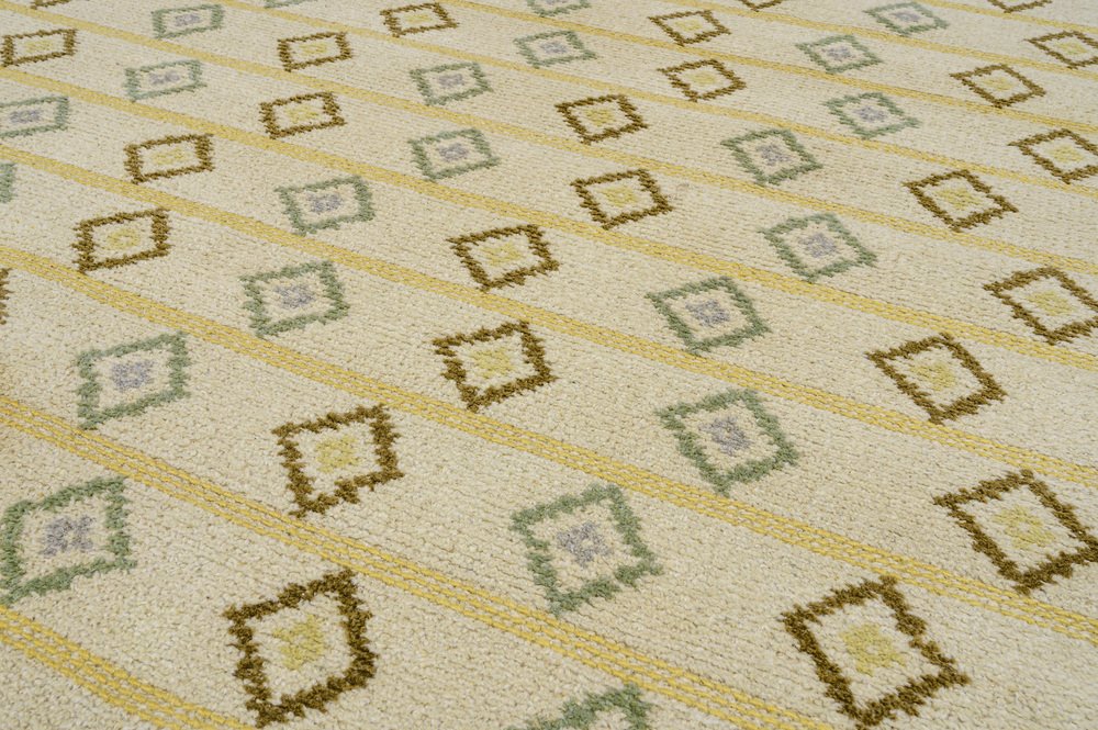 Mid-Century Scandinavian Short Pile Rug, 1950s for sale at Pamono