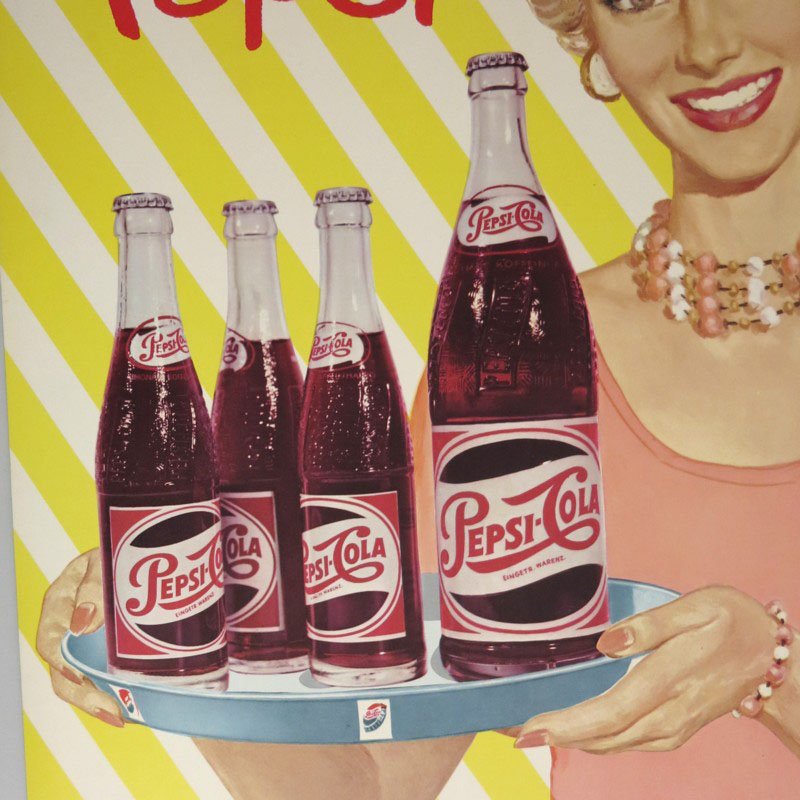 Vintage Pepsi Cola Pin Up Poster, 1960er bei Pamono kaufen