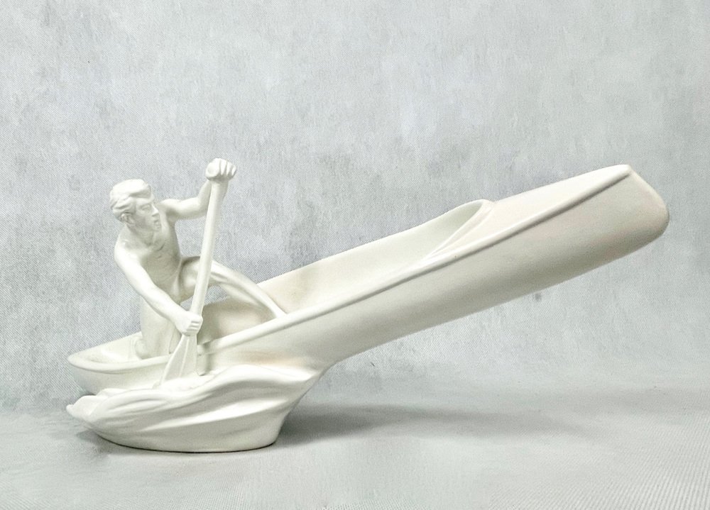 Rower Statue from Jihokera Bechyně, 1950s for sale at Pamono