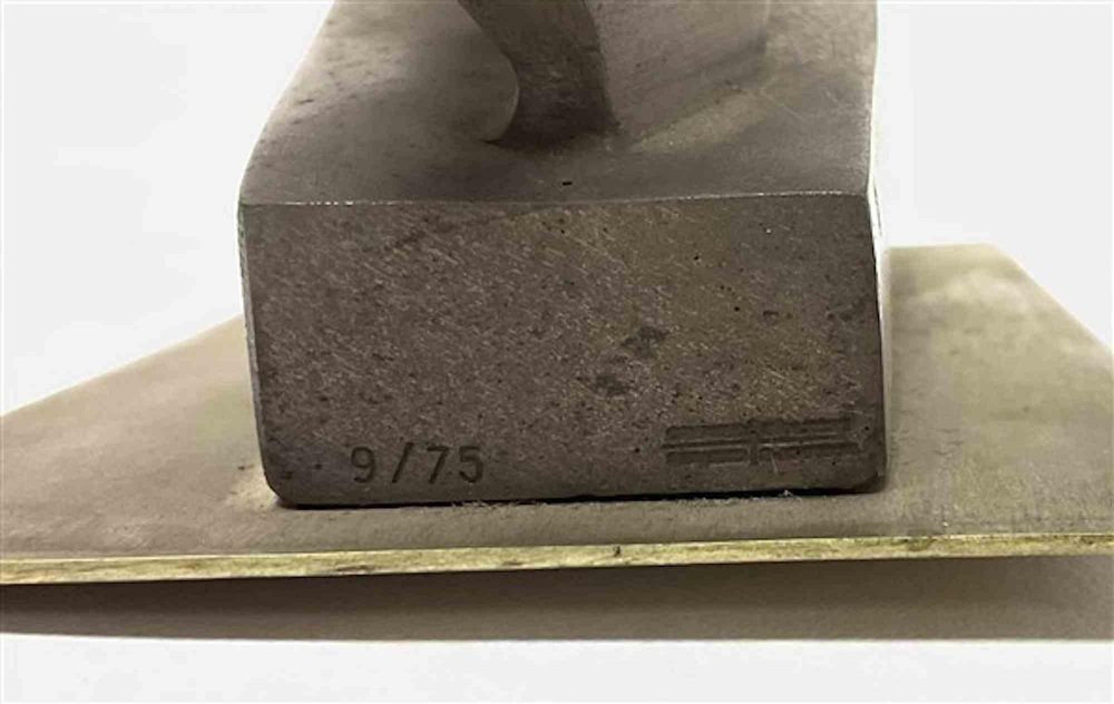 Bronze Reclined Figure Sculpture, 1970 for sale at Pamono