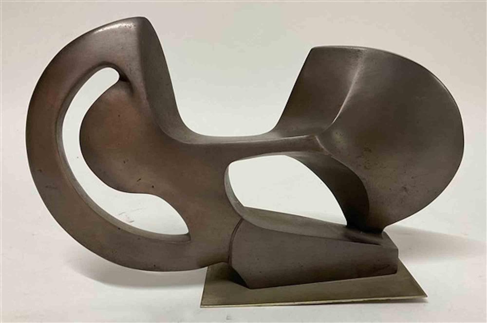 Bronze Reclined Figure Sculpture, 1970 for sale at Pamono