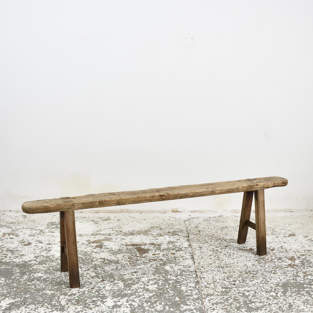 French Farmhouse Bench, 1930s for sale at Pamono