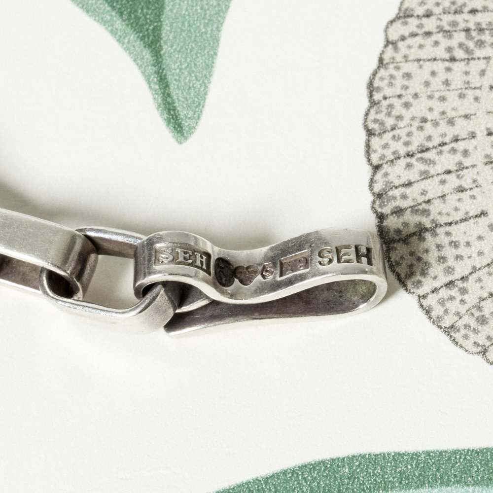 Modernist Silver Collier by Sven-Erik Högberg, 1973 for sale at Pamono