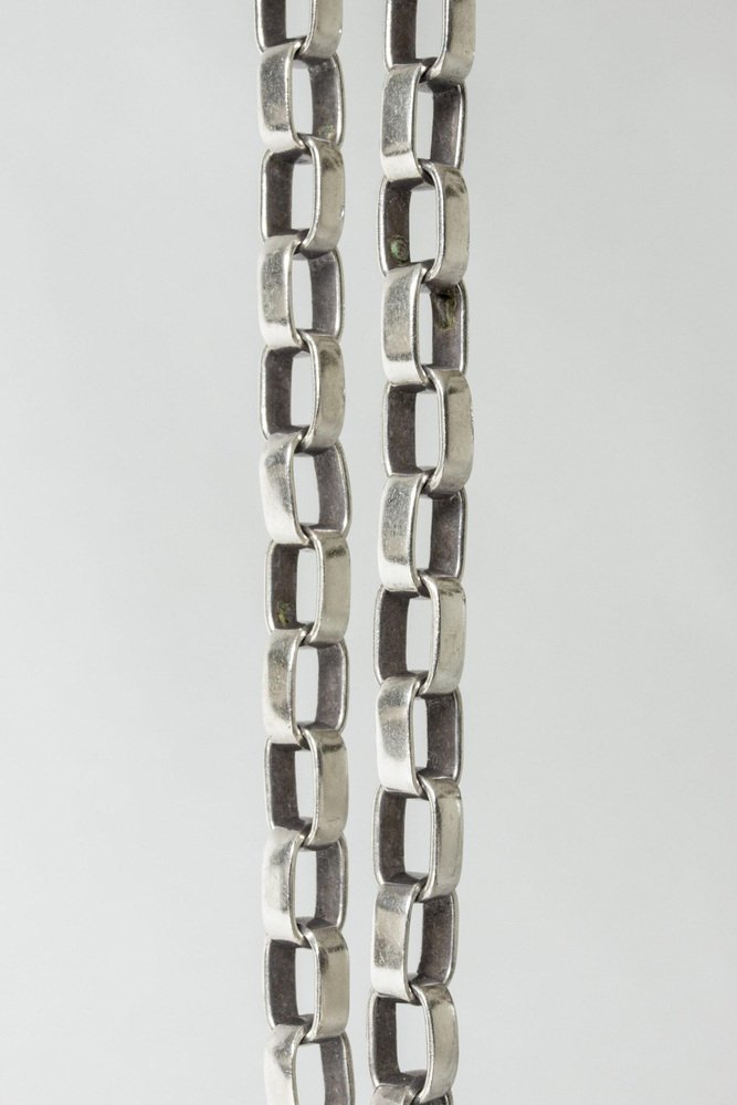 Modernist Silver Collier by Sven-Erik Högberg, 1973 for sale at Pamono