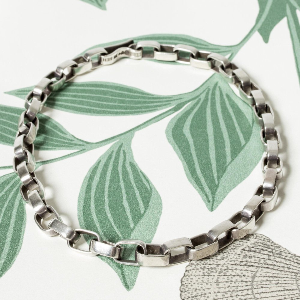 Modernist Silver Collier by Sven-Erik Högberg, 1973 for sale at Pamono