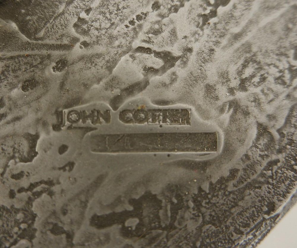 Abstract Lips Metal Sculpture by John Cotter, 1970s for sale at Pamono