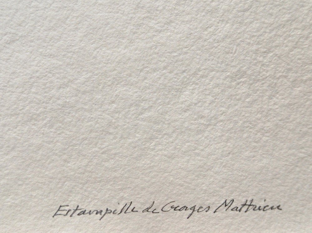 Georges Mathieu, Composition, 1970s-1980s, Original Print for sale at ...