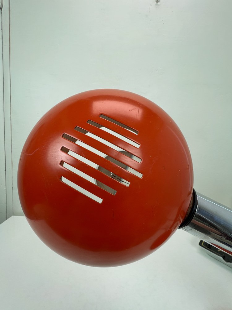 Black and Orange Elbow Table Lamp in the style of Targetti Sankey ...