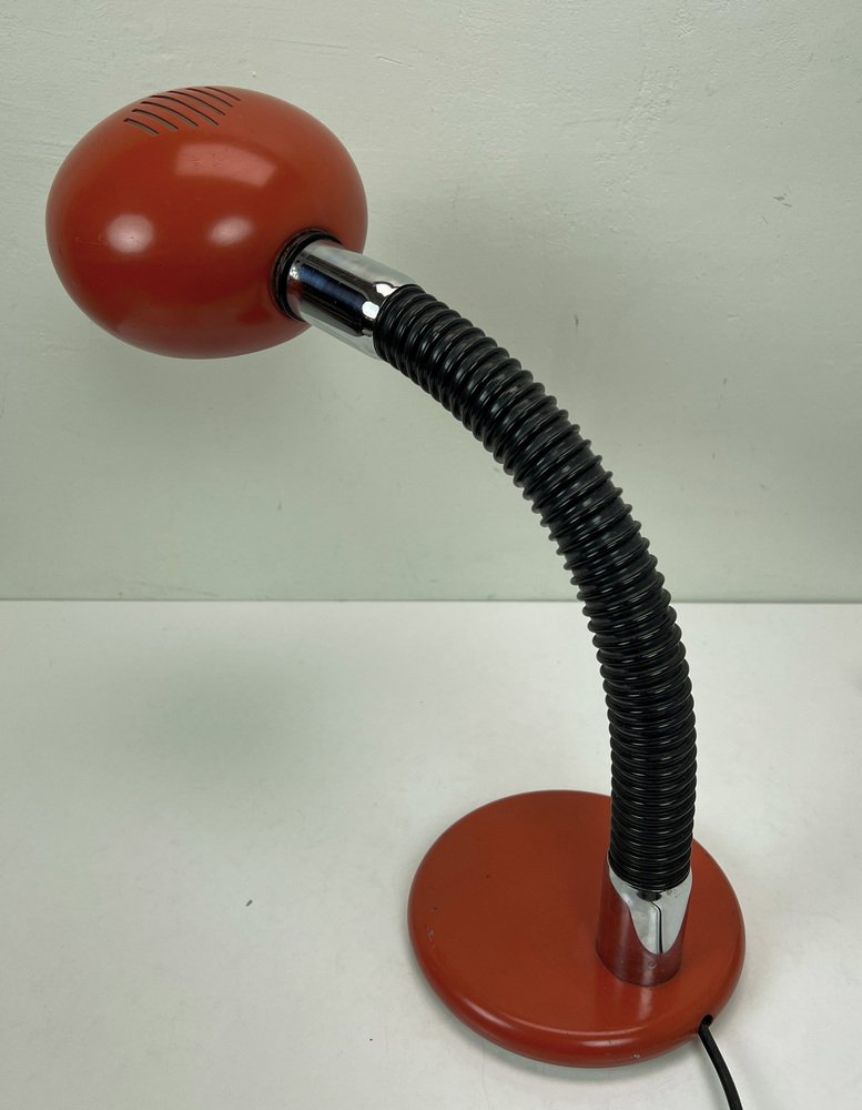 Black and Orange Elbow Table Lamp in the style of Targetti Sankey ...