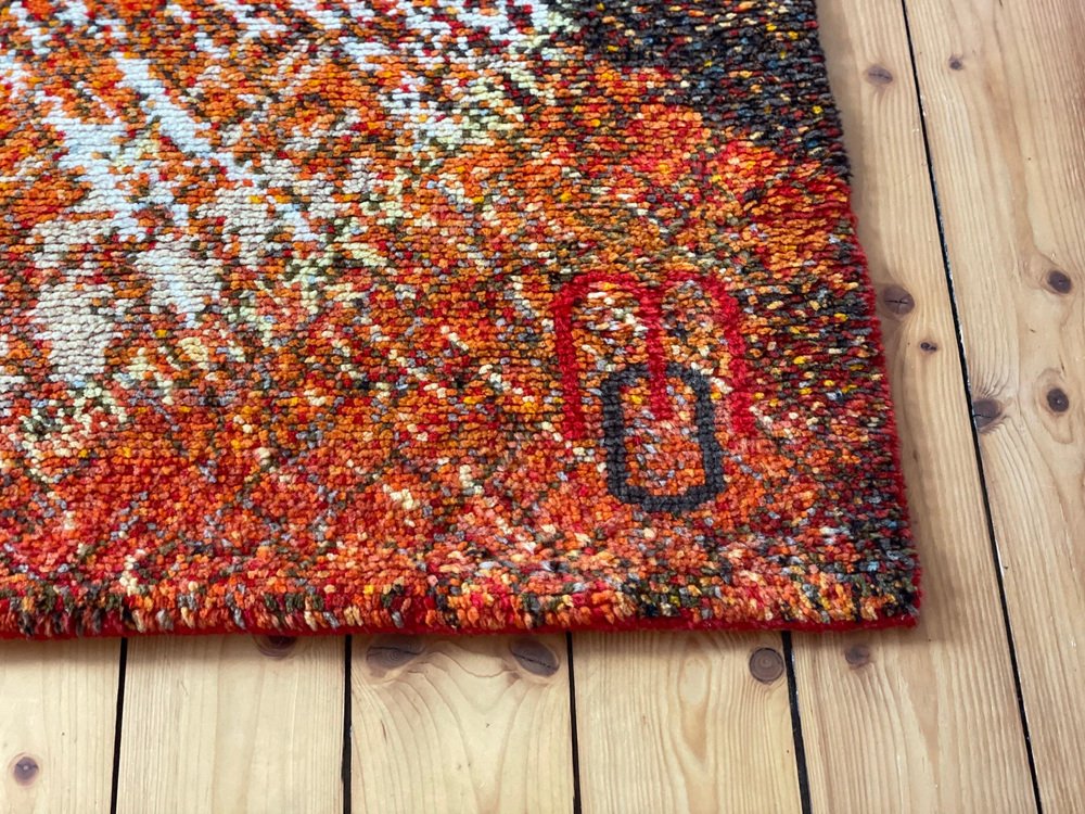 Modernist Mid-Century Original Picture Rug from Edith Müller-Ortloff ...