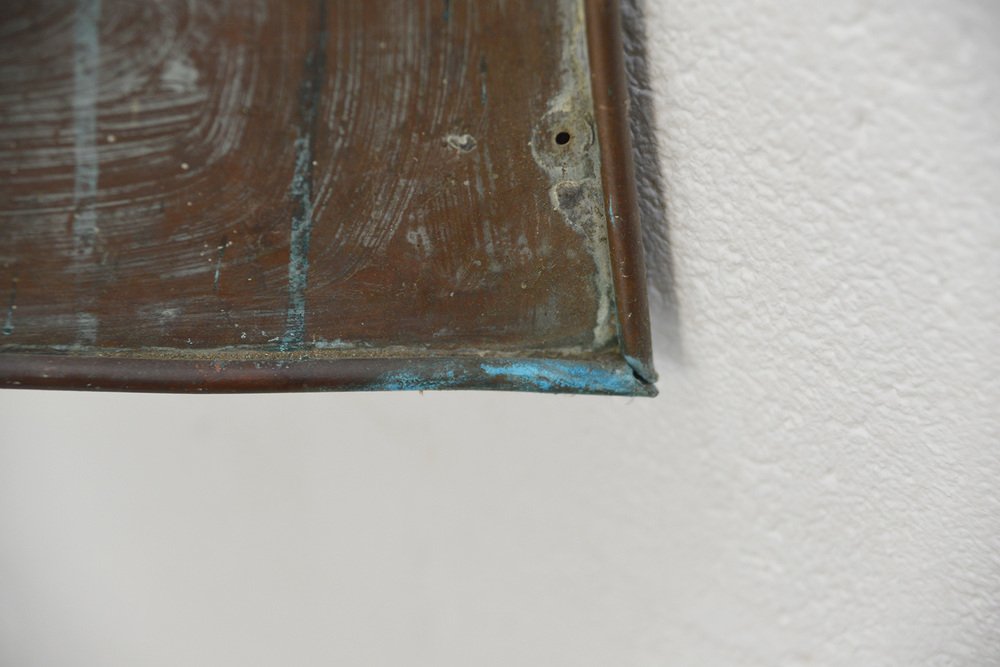 Large Mid-Century Spanish Curved Conical Copper Fireplace Fire Hood ...