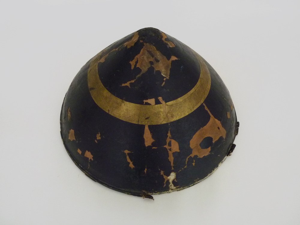 Japanese Paper Mache and Lacquered Wood Hat, 1800s for sale at Pamono