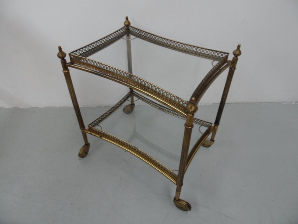Vintage Brass Trolley, 1960s for sale at Pamono