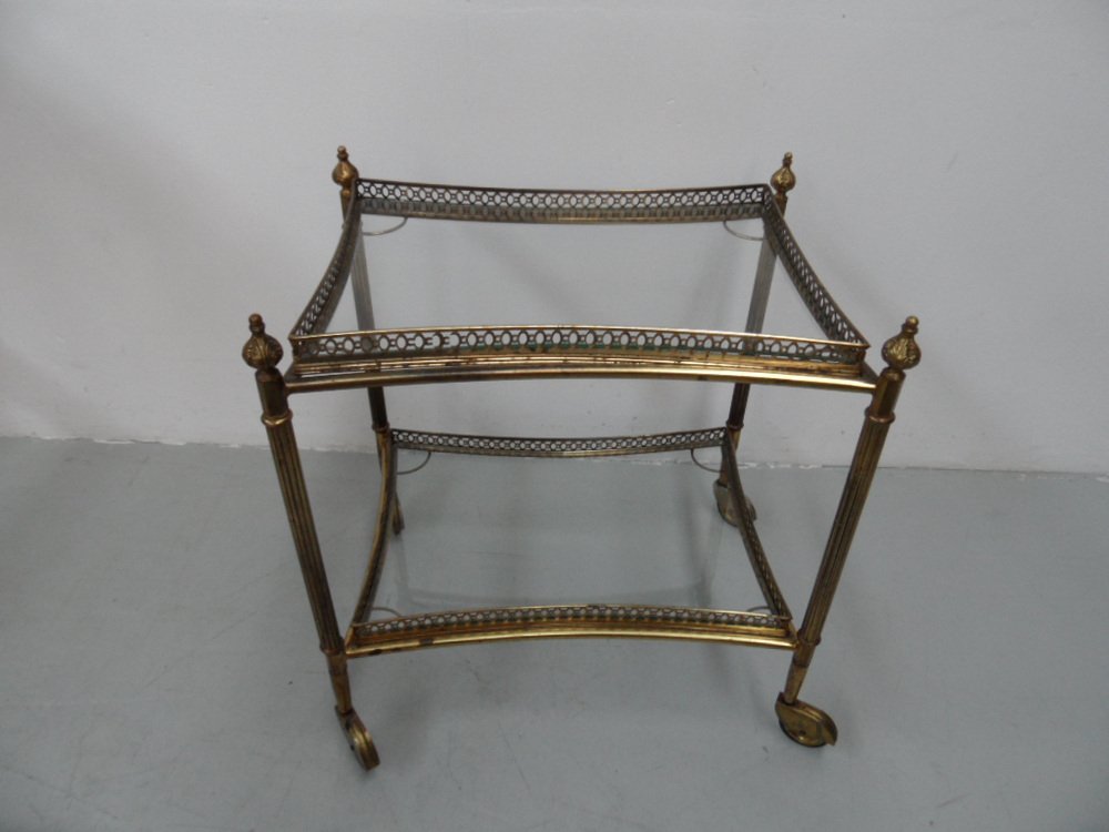 Vintage Brass Trolley, 1960s for sale at Pamono