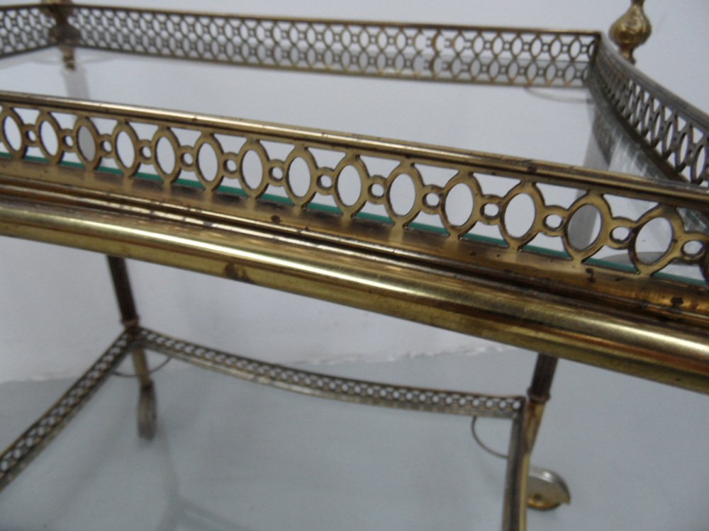 Vintage Brass Trolley, 1960s for sale at Pamono