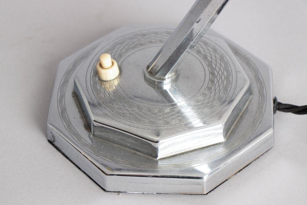 Art Deco Table Lamp with Stepped Octagonal Base, British, 1930s for ...