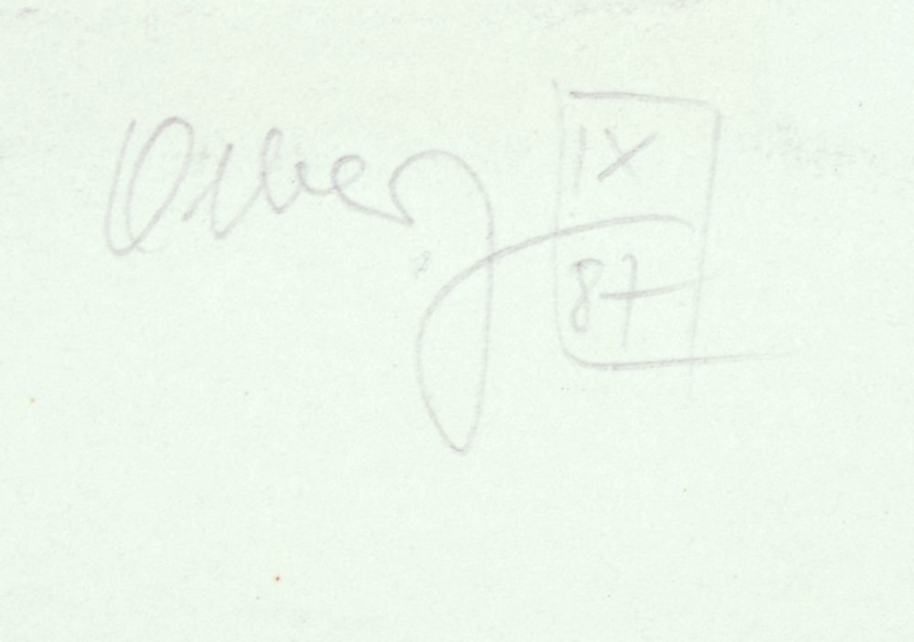 Jörg Olberg, Agonie, 1987, Etching for sale at Pamono