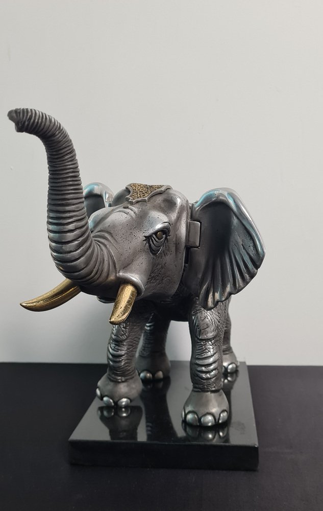 Frank Meisler, Elephant, 1990s, Metal for sale at Pamono