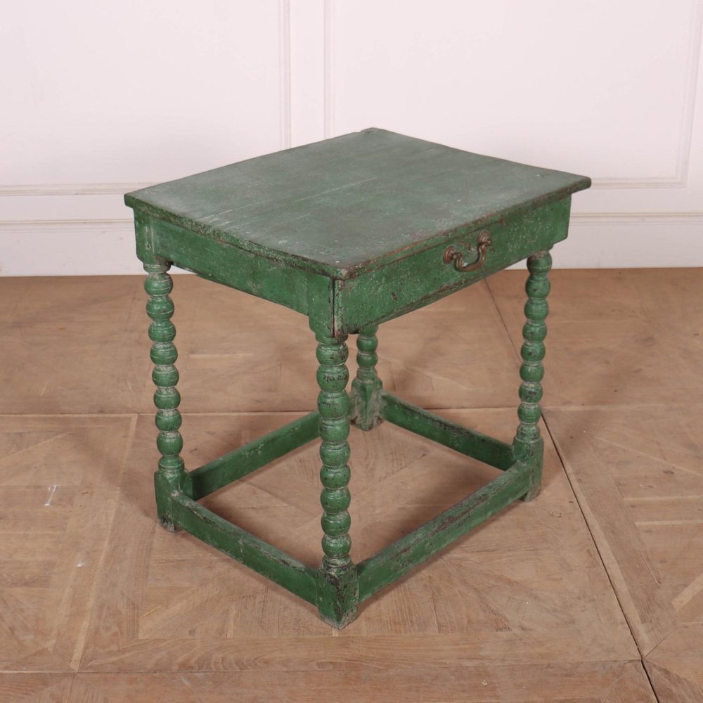Antique Green Painted Table, 1700s for sale at Pamono