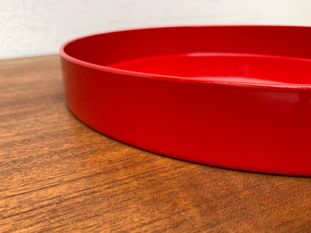 Vintage Space Age Red Tray from Boltze Design, 1970s for sale at Pamono