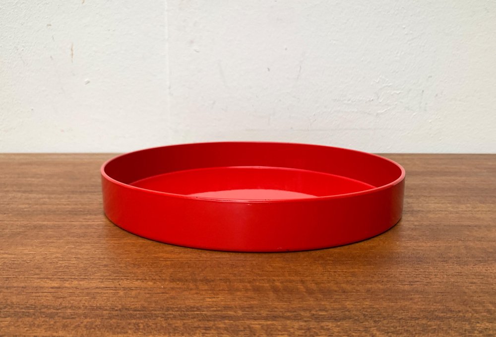 Vintage Space Age Red Tray from Boltze Design, 1970s for sale at Pamono
