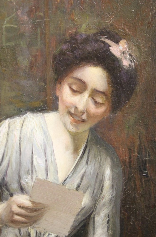 Alfred Martin, Lady, 1904, Oil on Canvas for sale at Pamono