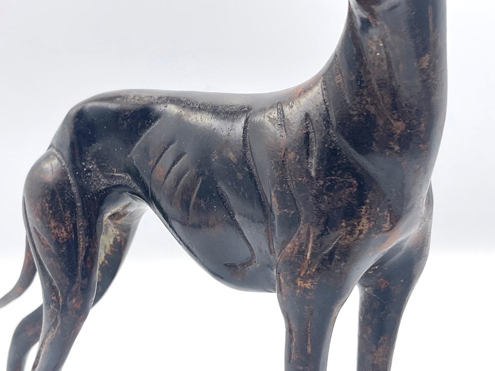 Vintage Whippet Cast Iron Figure, 1960s for sale at Pamono