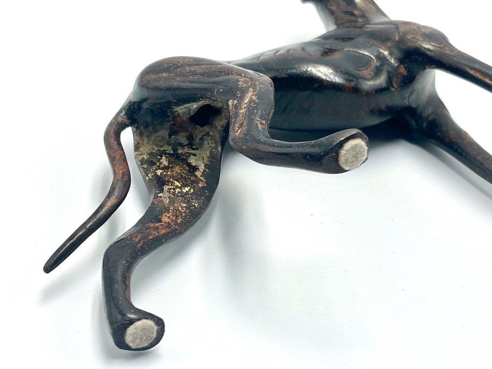 Vintage Whippet Cast Iron Figure, 1960s for sale at Pamono