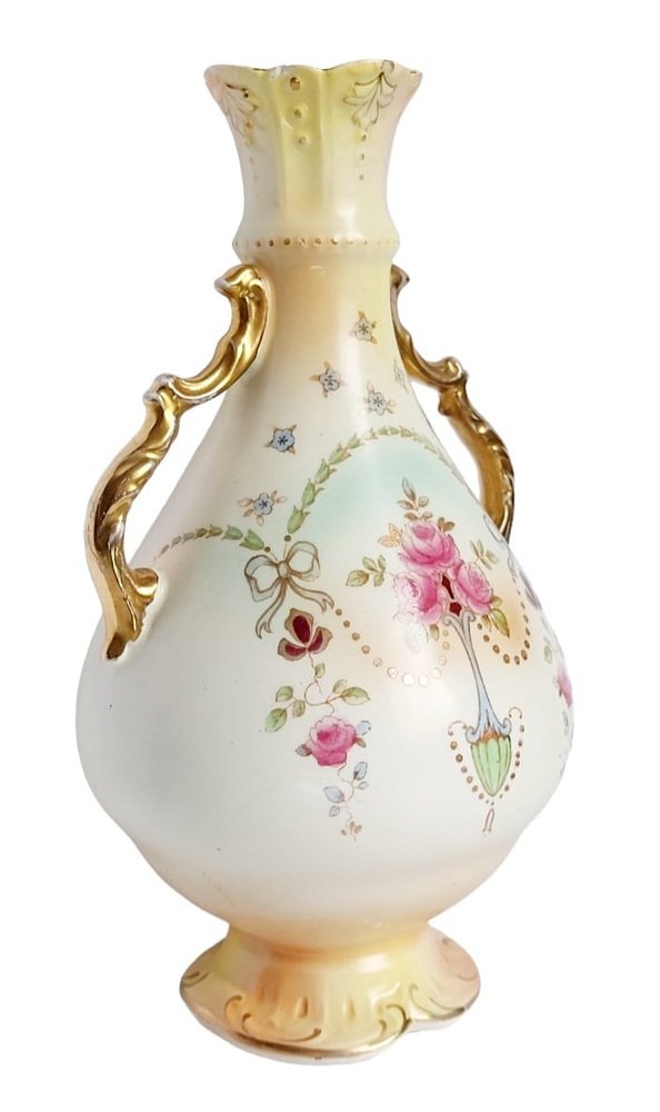 Crown Devon Vase, Stoke on Trent, 1911 for sale at Pamono