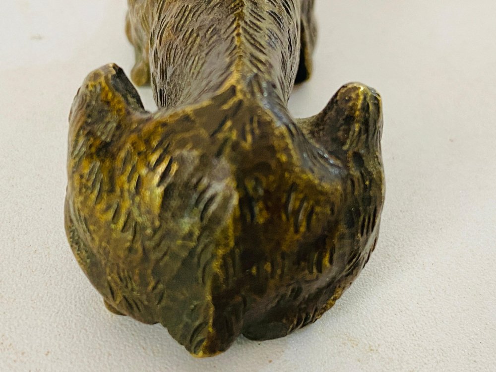 Statuetta antica in bronzo di Vienna, metà XIX secolo in vendita su Pamono