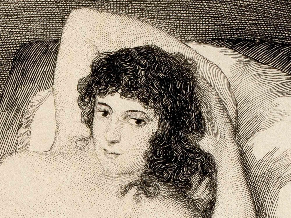 Antoine-François Dezarrois after Goya, Maja Desnuda, Etching, Late 19th ...