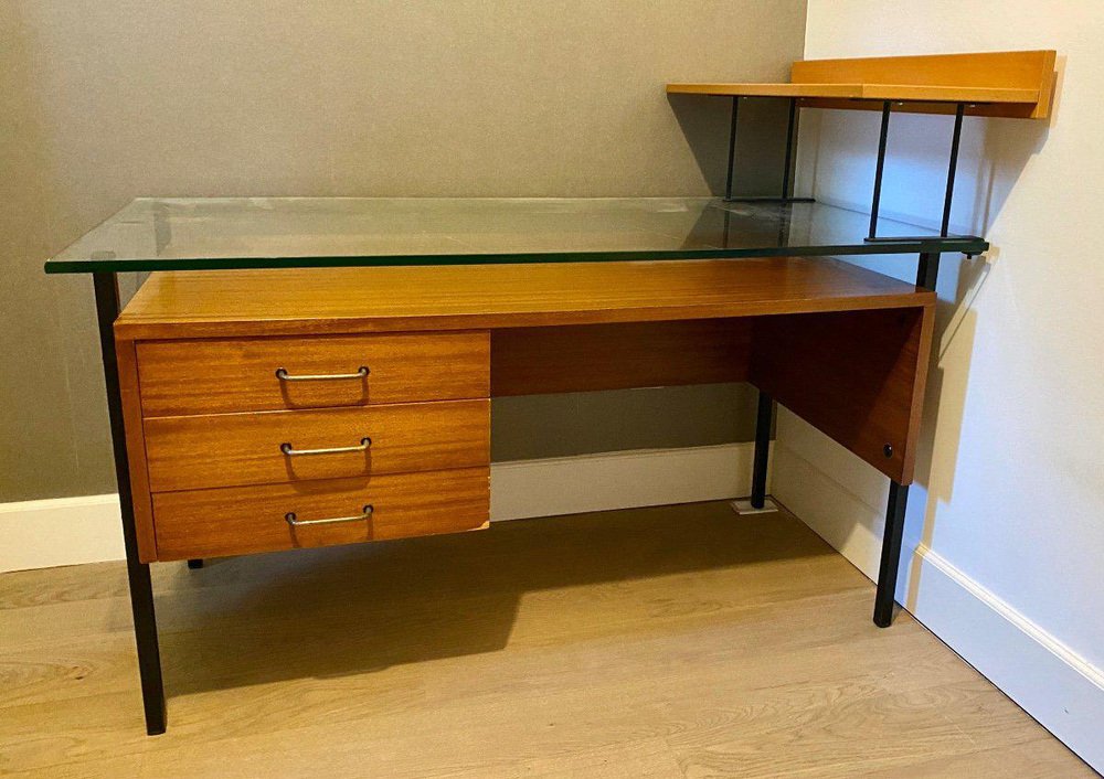 Modernist Desk in Mahogany, 1950s for sale at Pamono