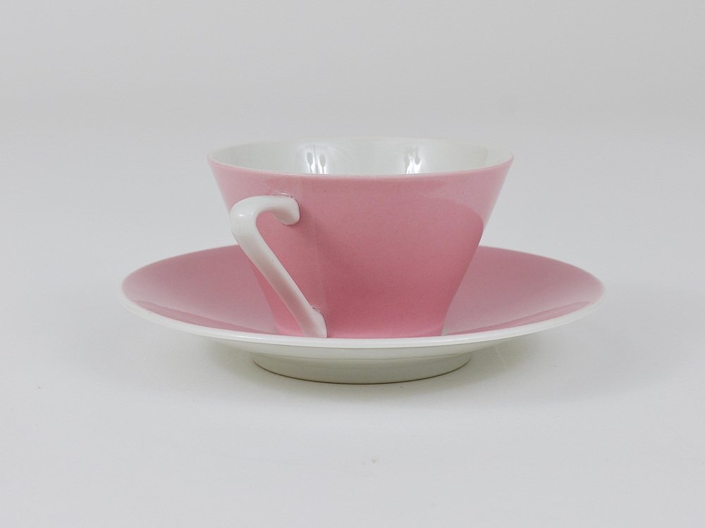 Mid-Century Pastel Porcelain Daisy Coffee Cups from Lilien, Austria, 1950s, Set of 12 for sale ...