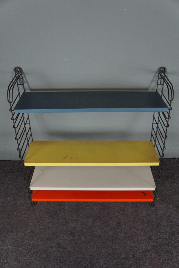 Vintage Dutch Colorful Modular Wall Shelf for sale at Pamono