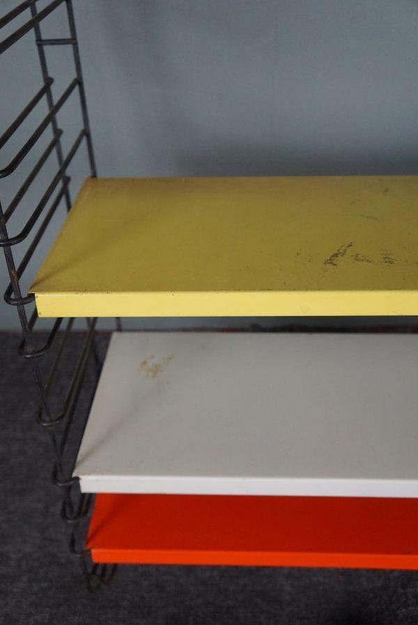 Vintage Dutch Colorful Modular Wall Shelf for sale at Pamono