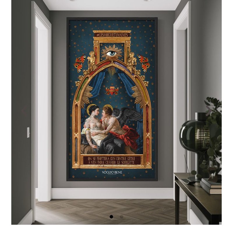 Internal Velvet Panel by by Vogliobeneart for sale at Pamono