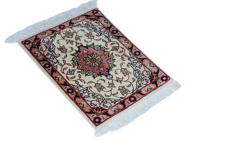 Tabriz Rug in Silk and Cotton, 2000s for sale at Pamono