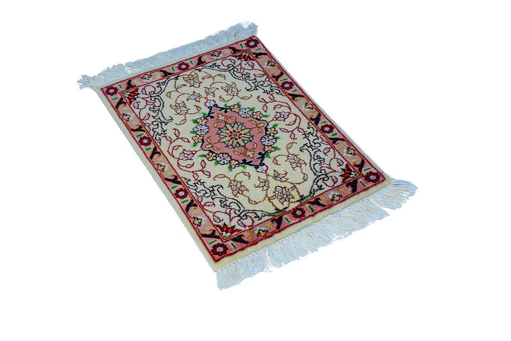 Tabriz Rug in Silk and Cotton, 2000s for sale at Pamono